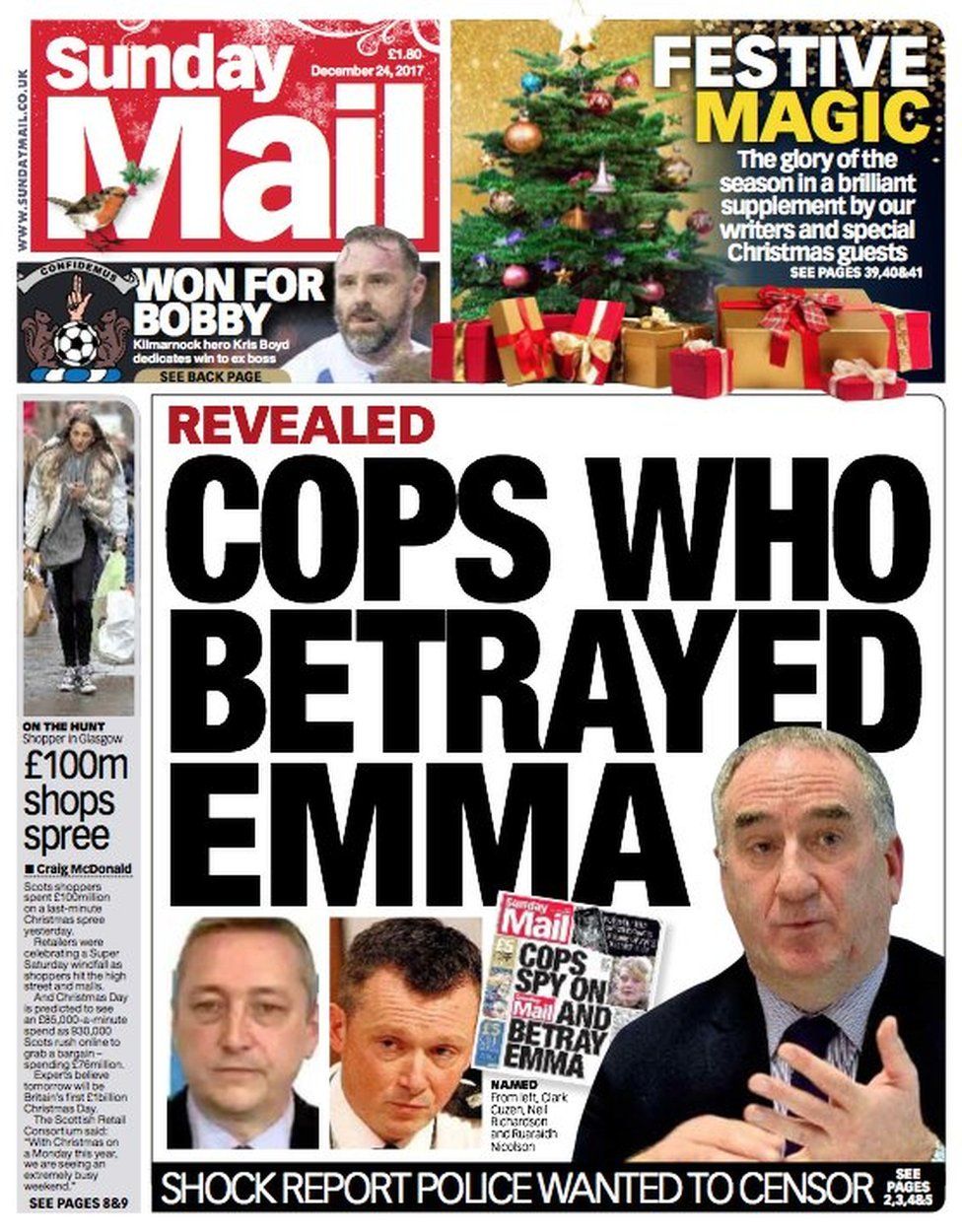 The papers: Scottish tax hit for Trump - BBC News