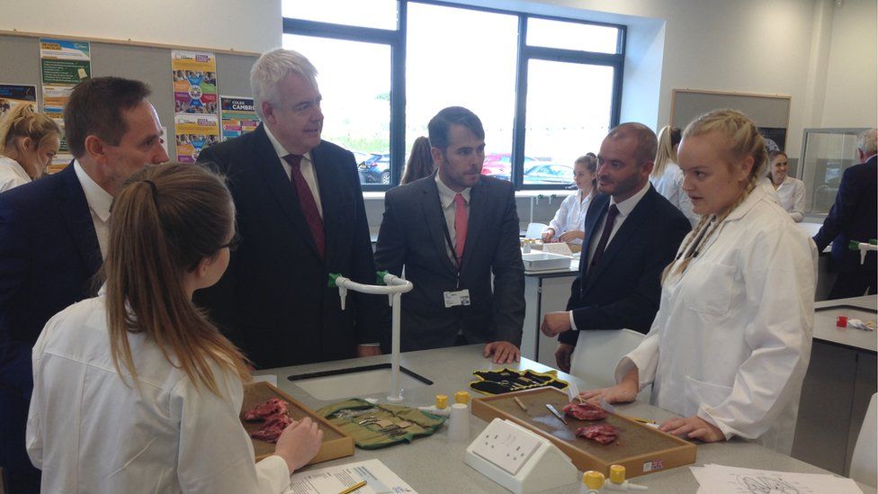 Deeside's £14m sixth form college opens its doors - BBC News