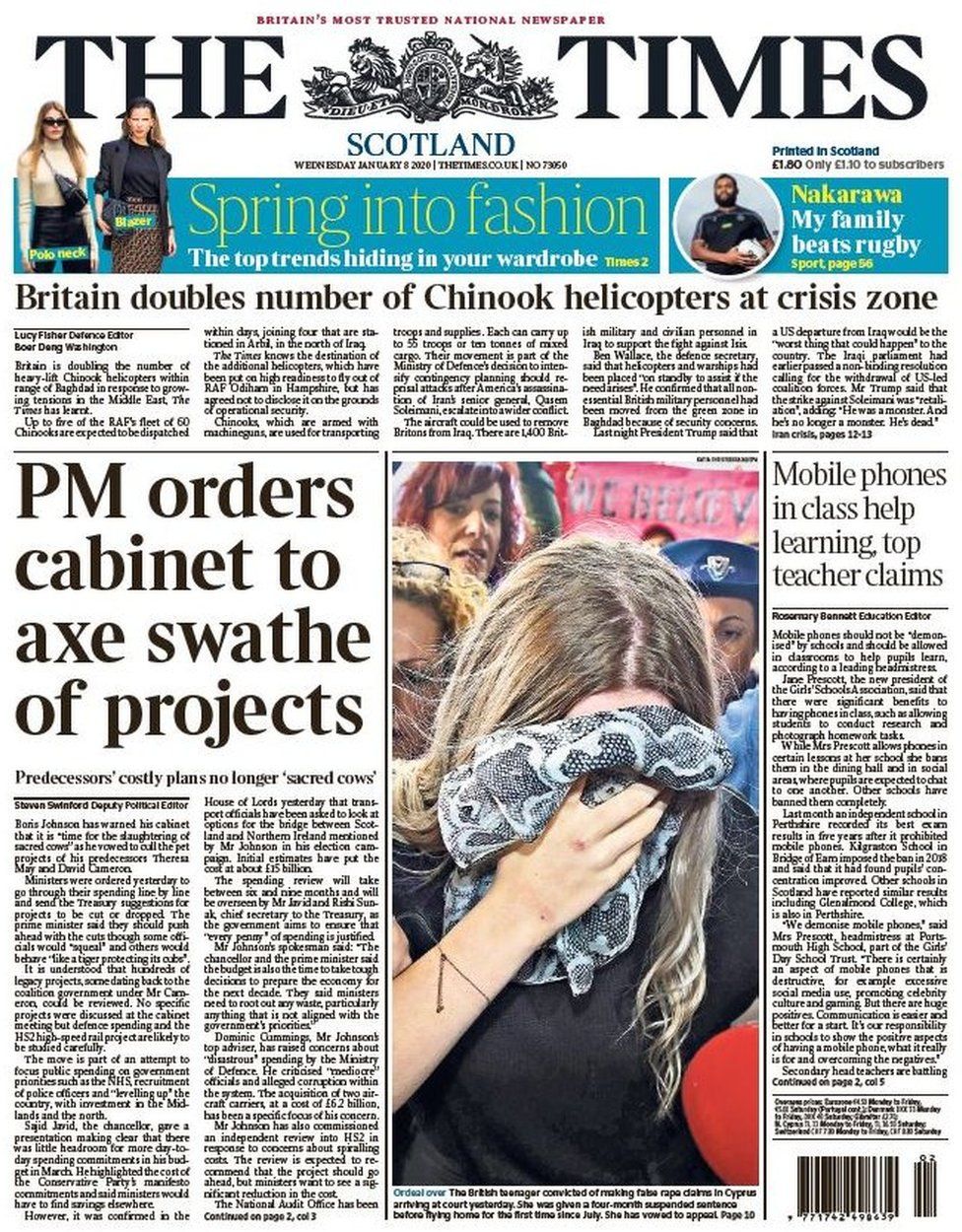 Scotland's papers: A&E waiting times and budget row - BBC News