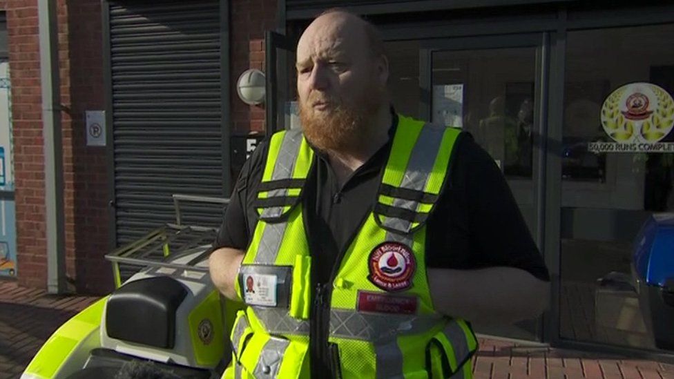 North West Blood Bikes reach 100,000 delivery milestone - BBC News