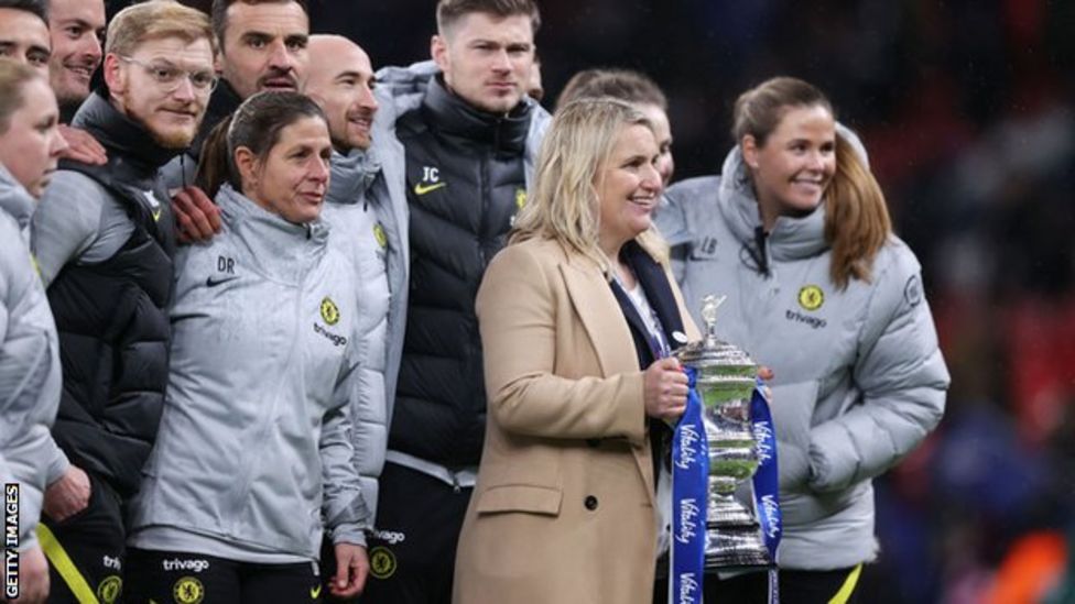 Emma Hayes says Chelsea were 'purring' in FA Cup win over Arsenal - BBC ...