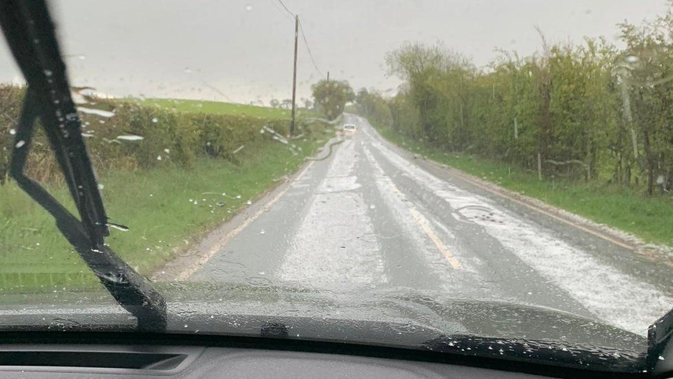 Wales weather: Why has there been so much rain and hail? - BBC News