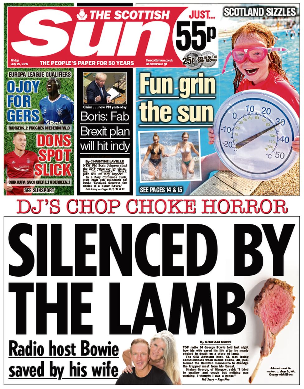 Scotland's papers: Alister Jack 'out of touch' as Boris on 'warpath ...