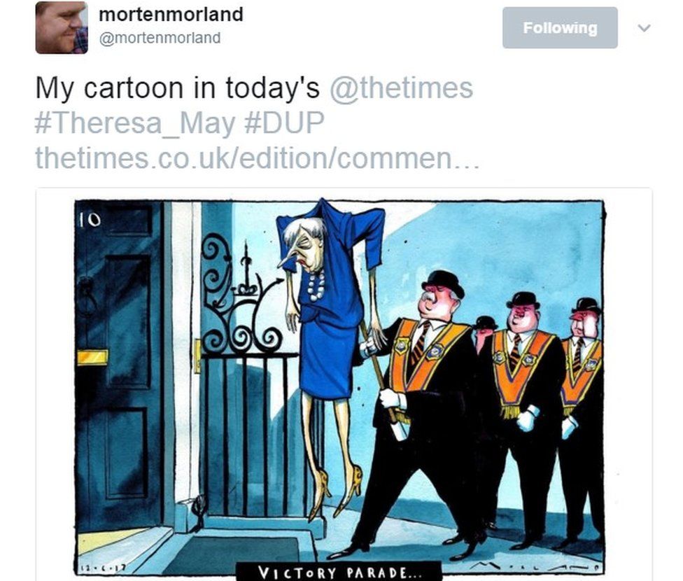 DUP-Conservative deal savaged by satirists - BBC News