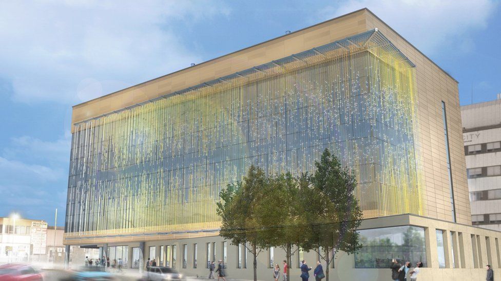 Satellite-powered sculpture plan for Nottingham bioscience site - BBC News