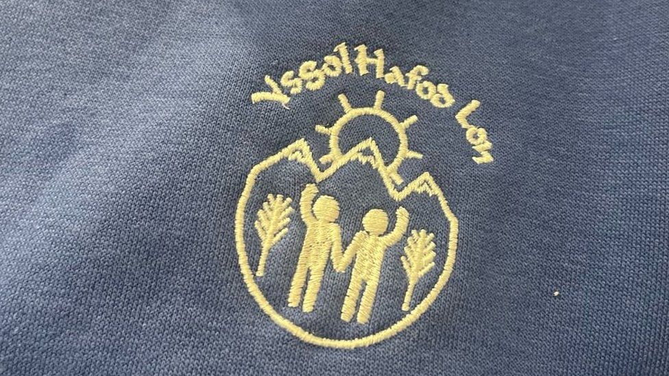 Disgyblion Ysgol Hafod Lon 'mor falch i fod yma' - BBC Cymru Fyw