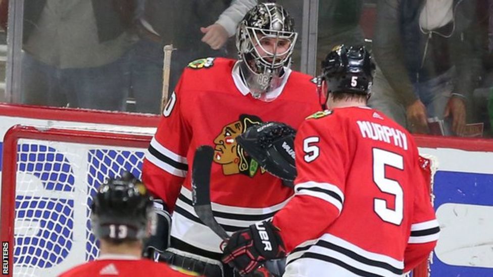Scott Foster: Accountant makes NHL debut in goal for Chicago Blackhawks ...