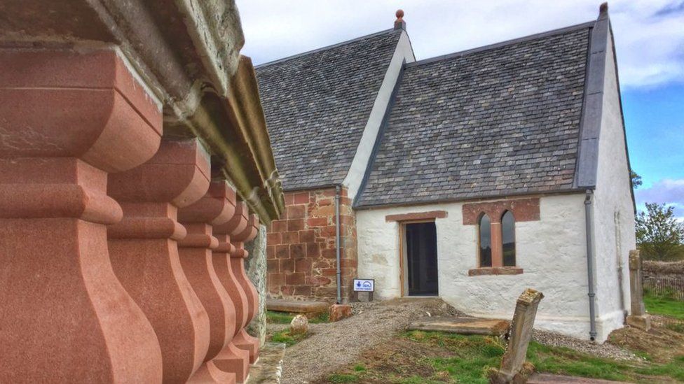 Highland's ruined historic Kirkmichael mausolea restored - BBC News