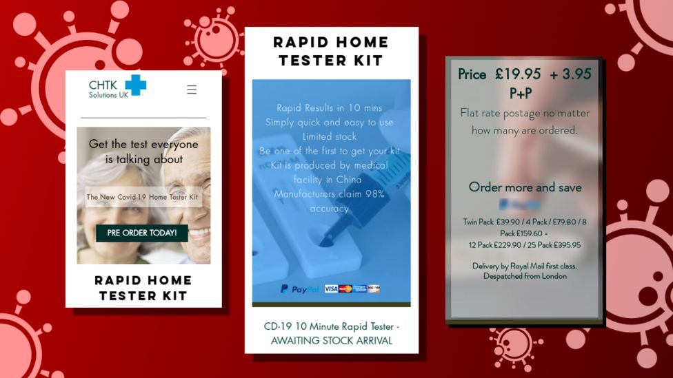 Coronavirus: Scam sites selling masks and fake cures taken down - BBC News