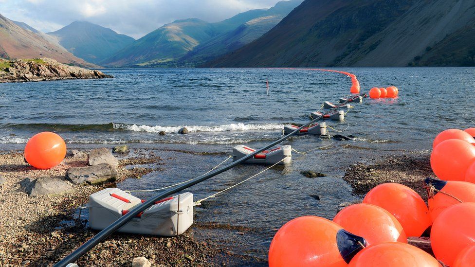 Wastwater deepest lake power cable replaced - BBC News