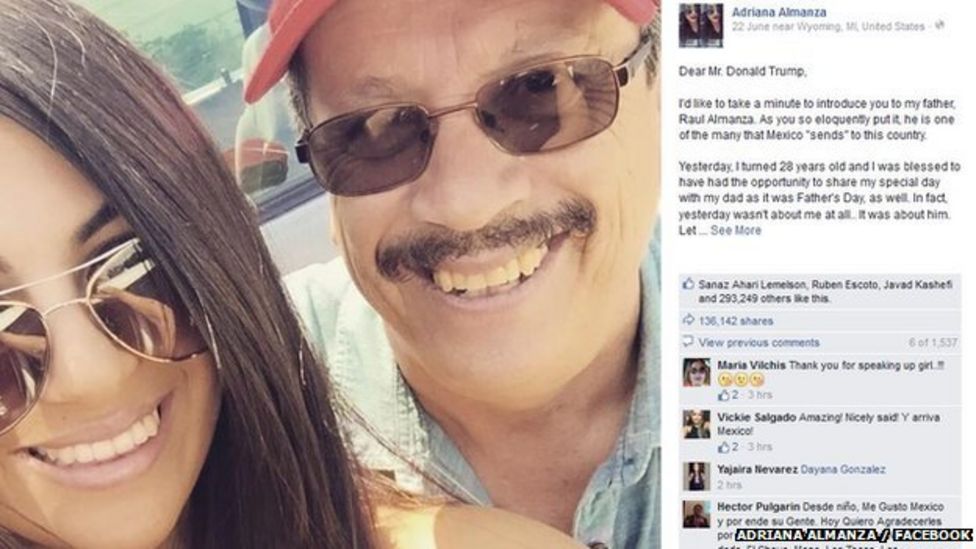 The letter that summed up anger at Donald Trump - BBC News