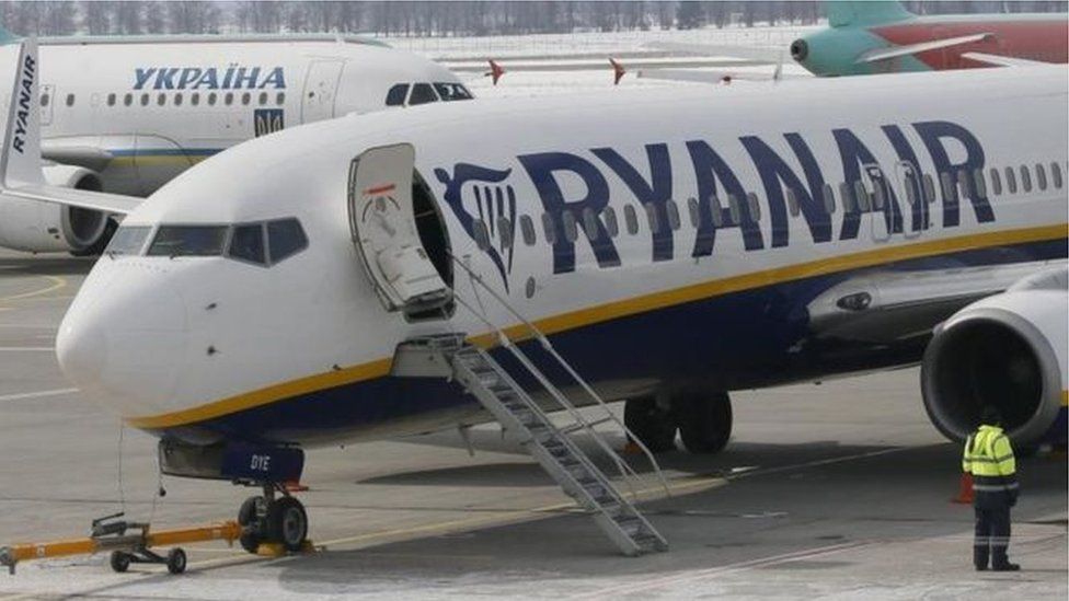 Ryanair flights cancelled over strike action - BBC News