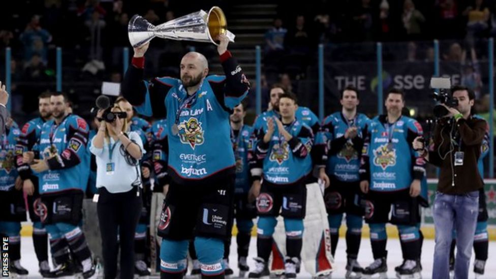 Colin Shields: Retiring Belfast Giants forward named in GB team - BBC Sport