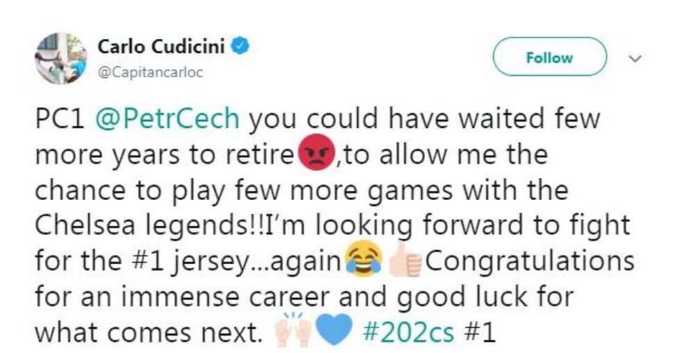 Petr Cech: Arsenal keeper to retire at end of season - BBC Sport