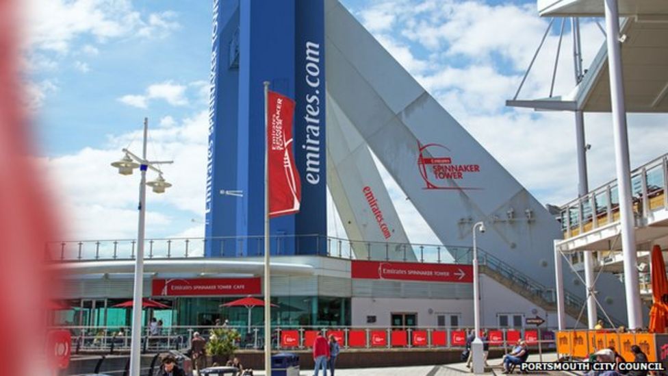 Spinnaker Tower branding: New design revealed by council - BBC News