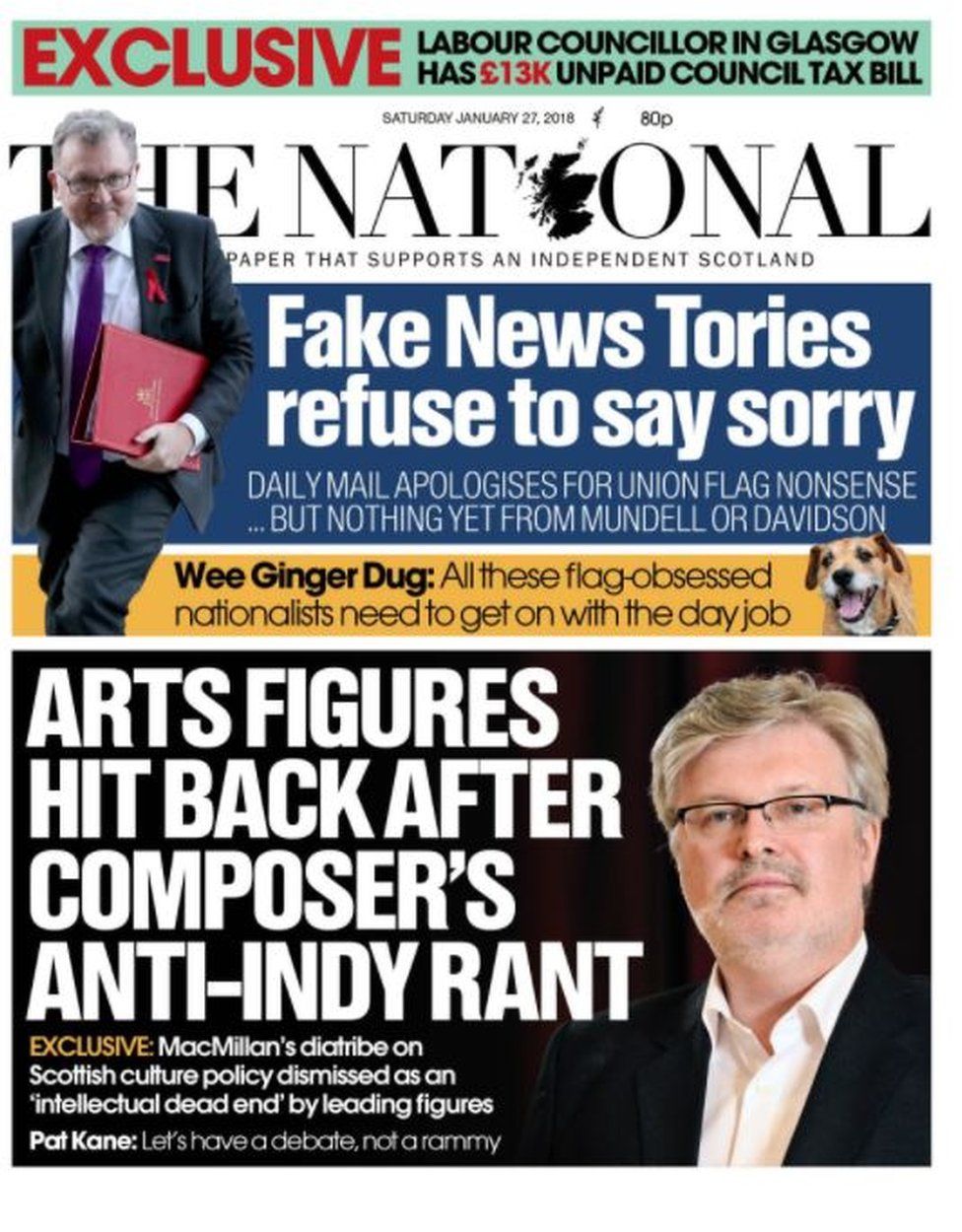 The papers: No public return for ScotRail - BBC News