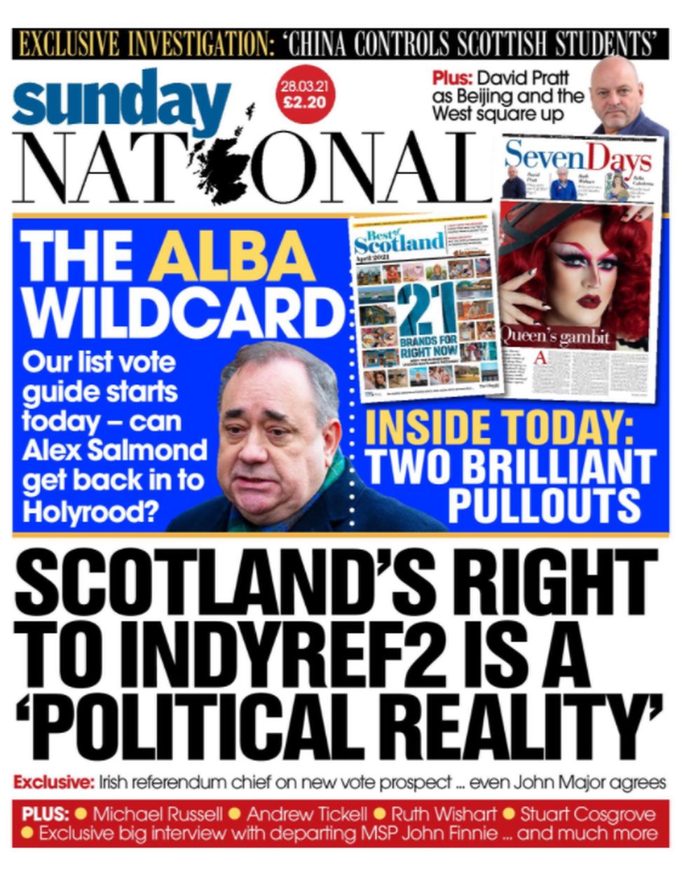 Scotland's papers: Election promises and SNP 'meltdown' - BBC News