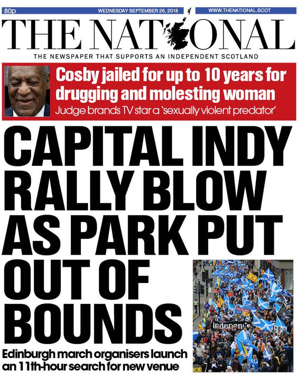 Scotland's Papers: Bully claims and Indy rally 'blow' - BBC News