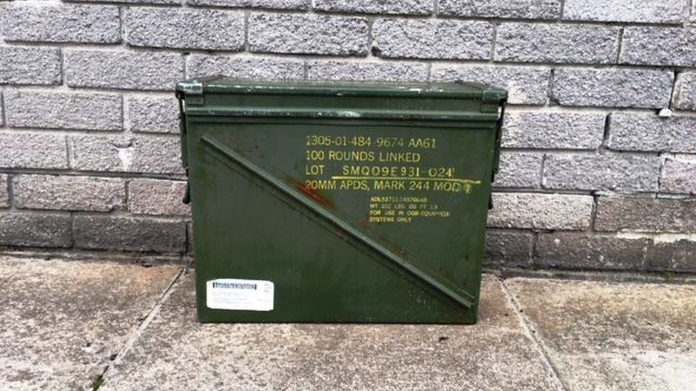 'Highly dangerous' ammunition boxes found in Cornwall - BBC News