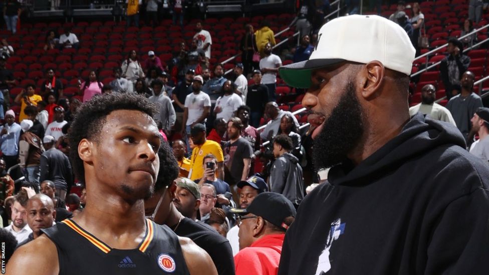 LeBron James' eldest son Bronny stable after cardiac arrest - BBC Sport