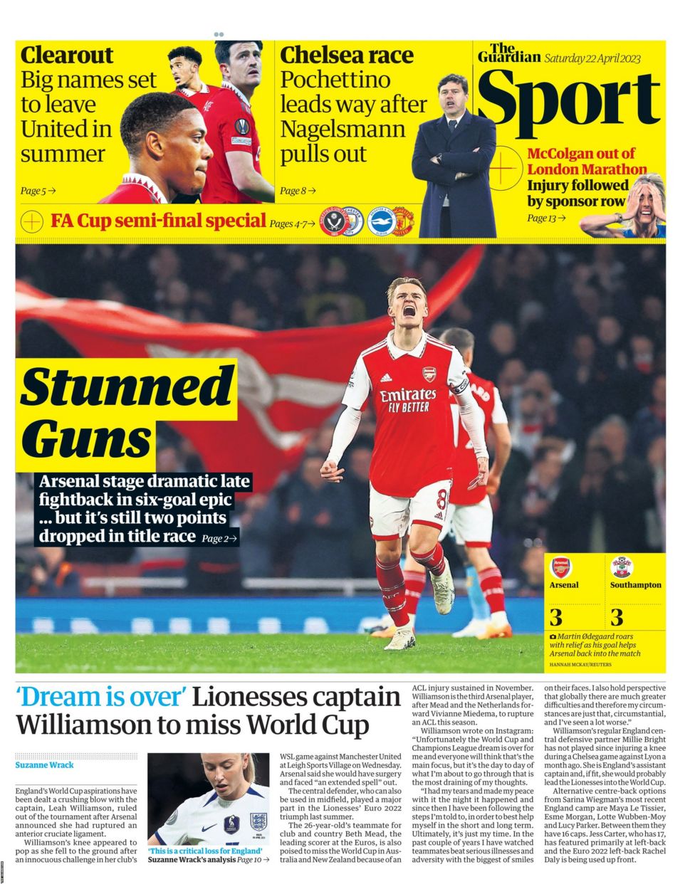 Saturday's back pages - BBC Sport