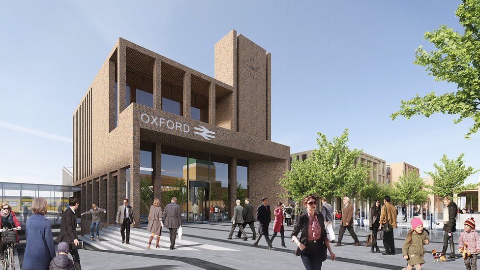 Plan for £125m Oxford station revamp released - BBC News