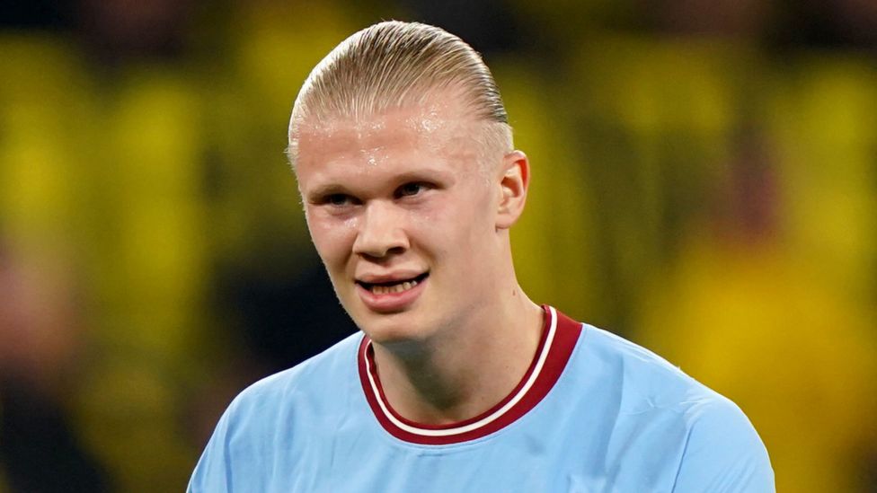 Haaland or Halland? Fans asked to spellcheck tweets - BBC News