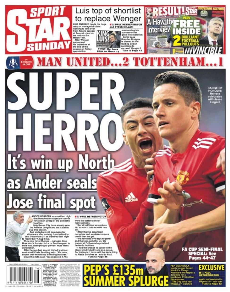 Sunday's sports pages - BBC Sport