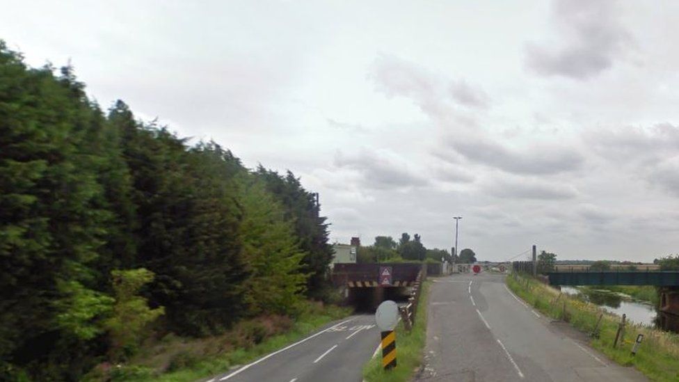 Stonea railway bridge hit for 15th time this year - BBC News