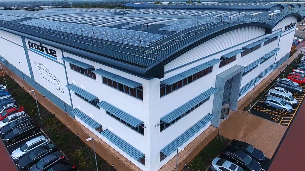Prodrive HQ installs thousands of solar panels - BBC News