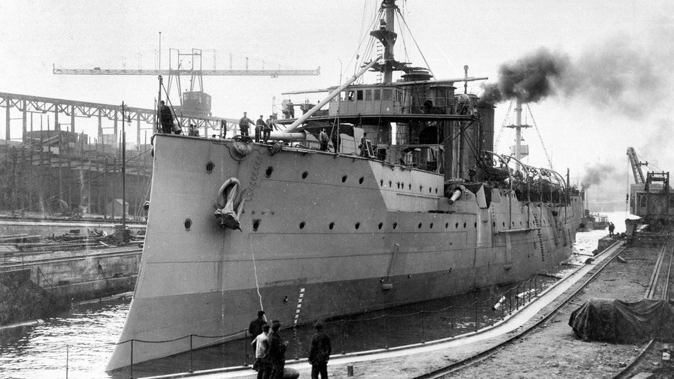 Wreck of HMS Hampshire to be surveyed off Orkney - BBC News