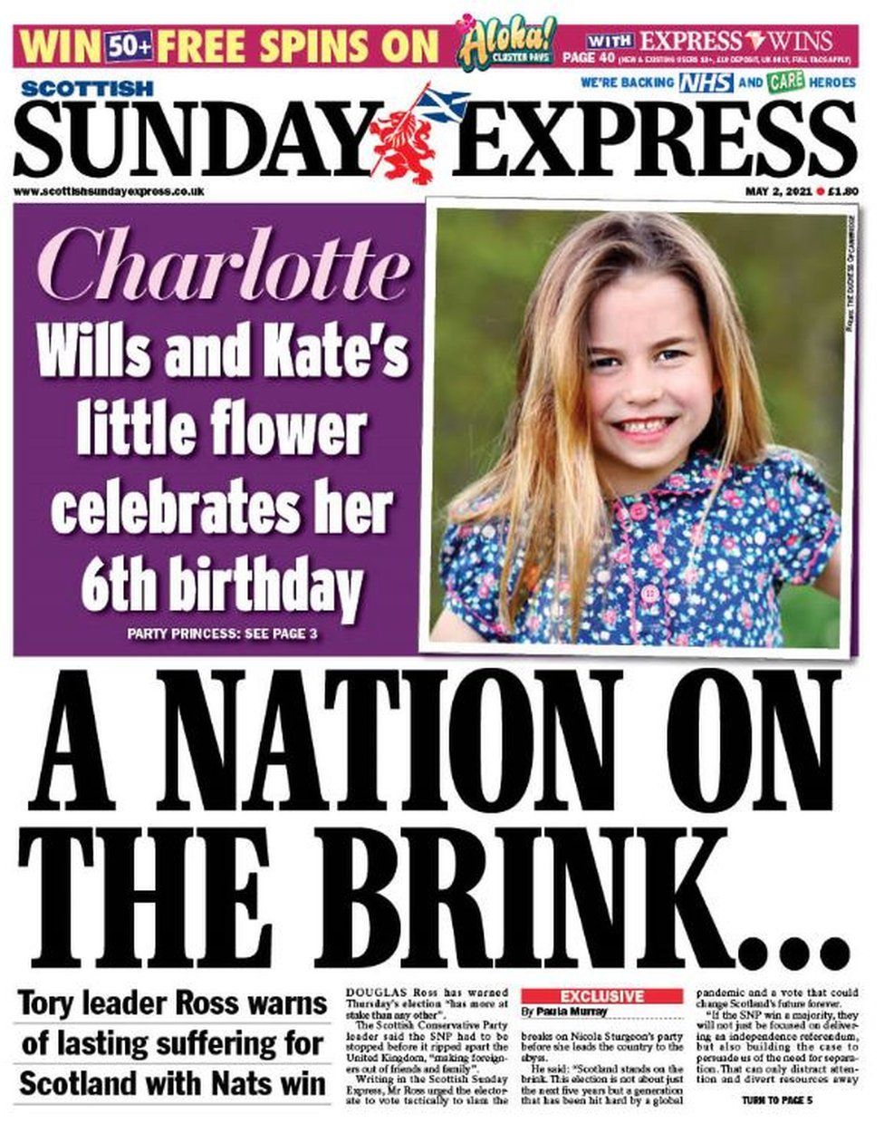 Scotland's papers: Scotland before indy and billions to save union ...