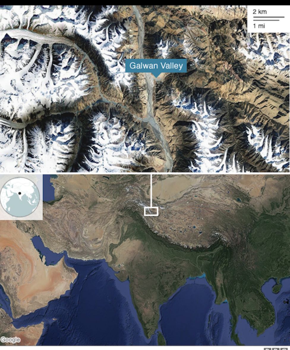 Galwan Valley: China and India clash on freezing and inhospitable ...