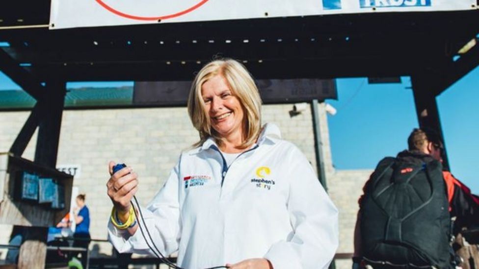 Stephen Sutton skydive breaks a Guinness World Record - BBC News