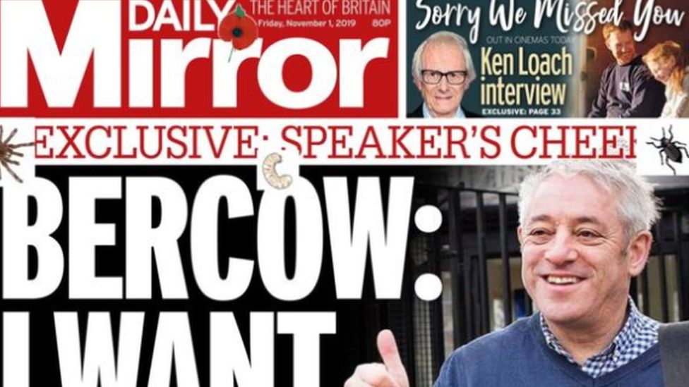 Former Speaker John Bercow demands apology over £1m I'm a Celebrity ...