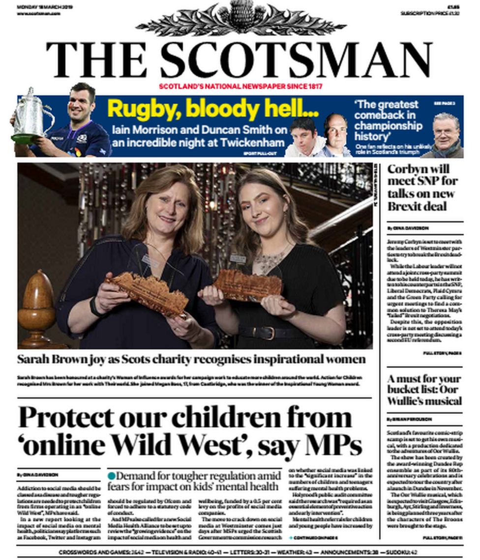 Scotland's papers: Social media addiction should be 'disease' - BBC News