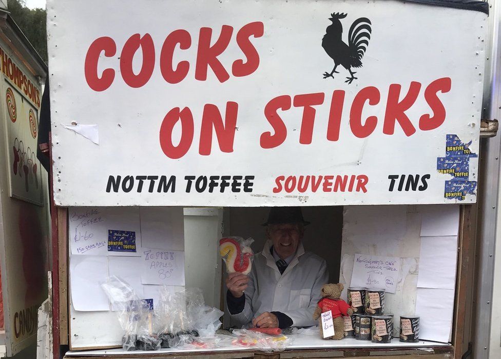 Nottingham Goose Fair: New owner for famous cock-on-a-stick stall - BBC ...