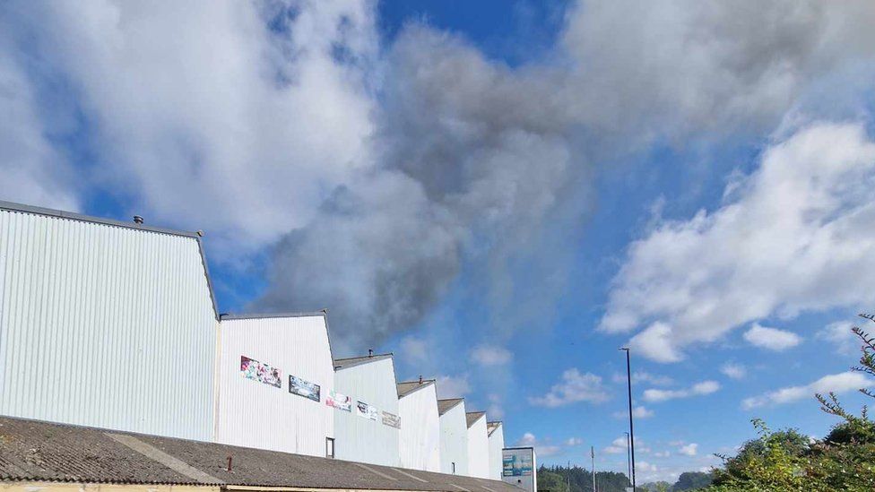 Bristol fire: Blaze breaks out at disused Whitchurch sports centre ...