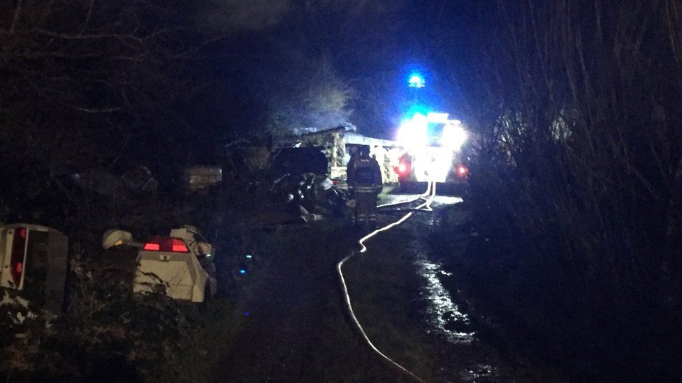 Fire breaks out at Lammas eco village in Pembrokeshire - BBC News