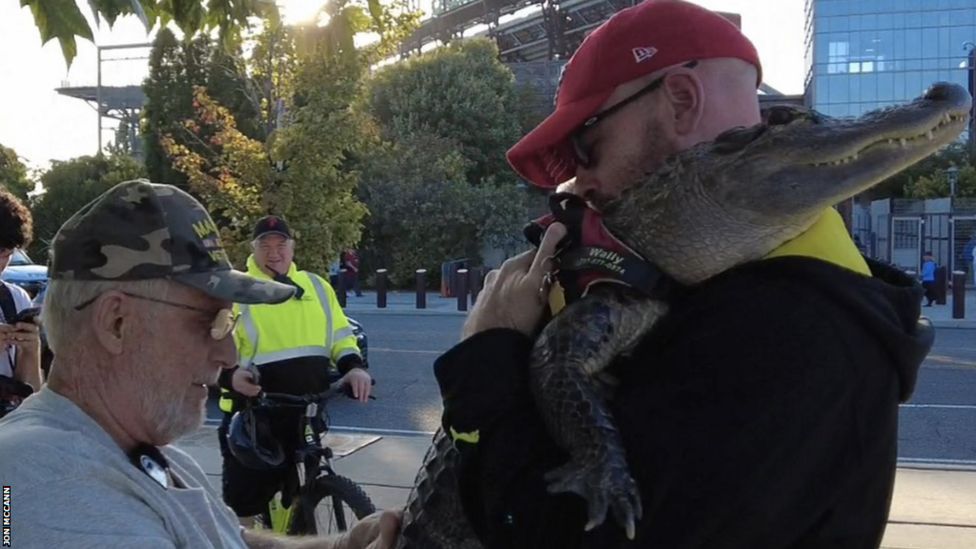Philadelphia Phillies: Wally the emotional support alligator denied ...