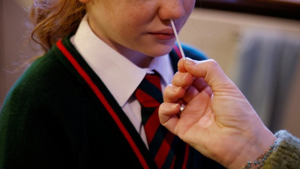 Covid: Calls for free lateral flow tests to continue in region - BBC News