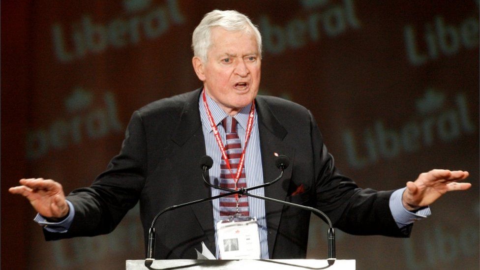 John Turner: Former Canadian prime minister dies at 91 - BBC News