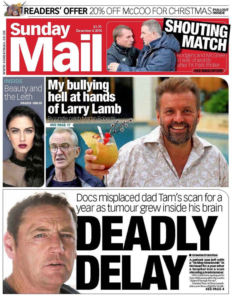 Scotland's papers: Paedophile ring claim and strike threat - BBC News