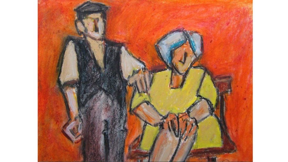 Oriel: Yr arlunydd Mike Jones - BBC Cymru Fyw