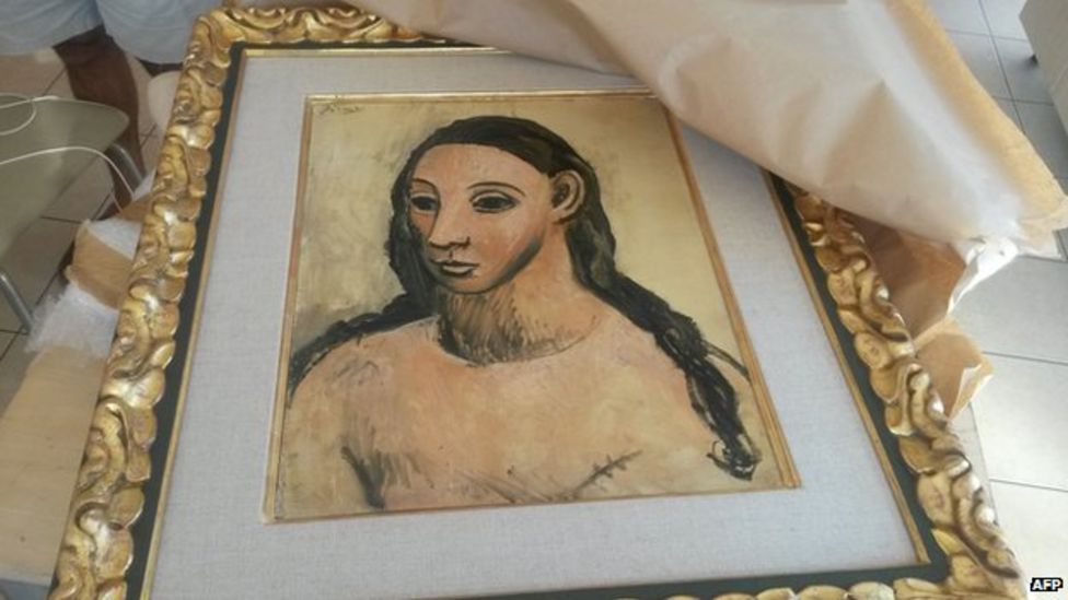 Picasso 'national treasure' seized by French customs - BBC News