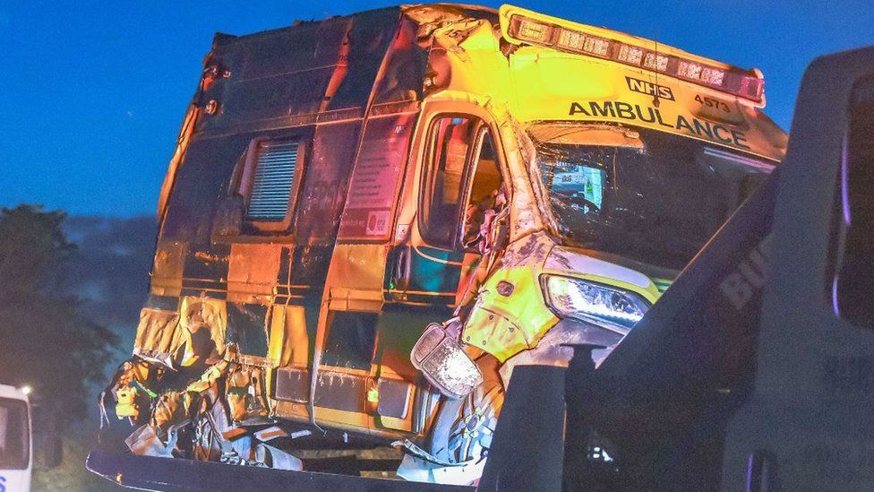 Funeral for student paramedic killed in ambulance crash - BBC News