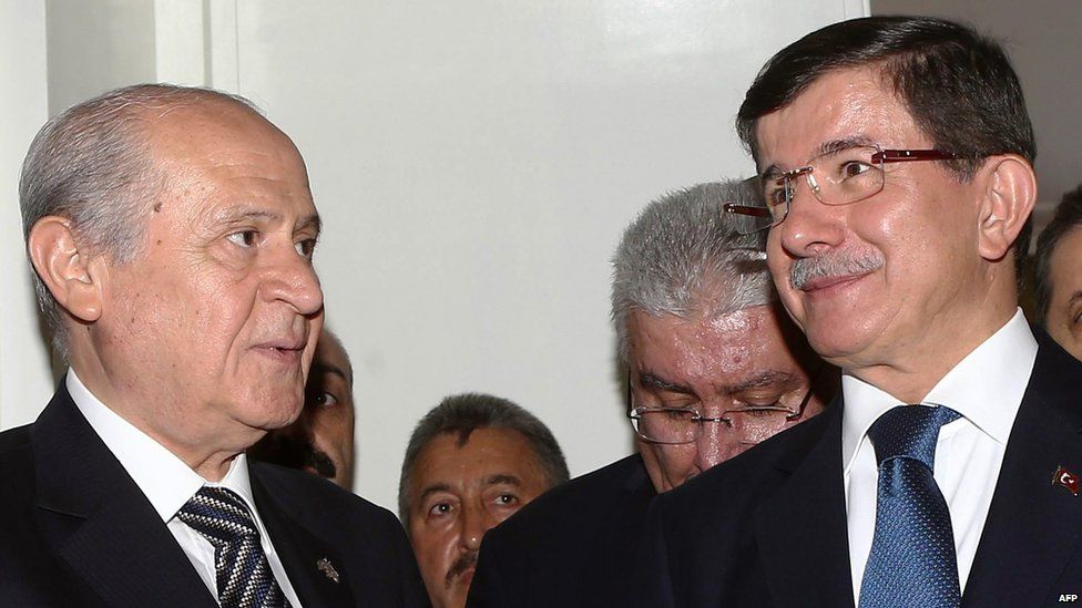 Turkey PM Davutoglu abandons MHP coalition bid - BBC News