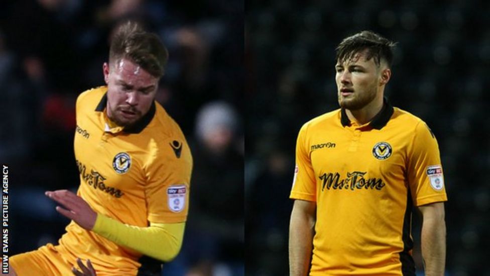 Newport County: Club release Jack Jebb and Josh O'Hanlon after short ...