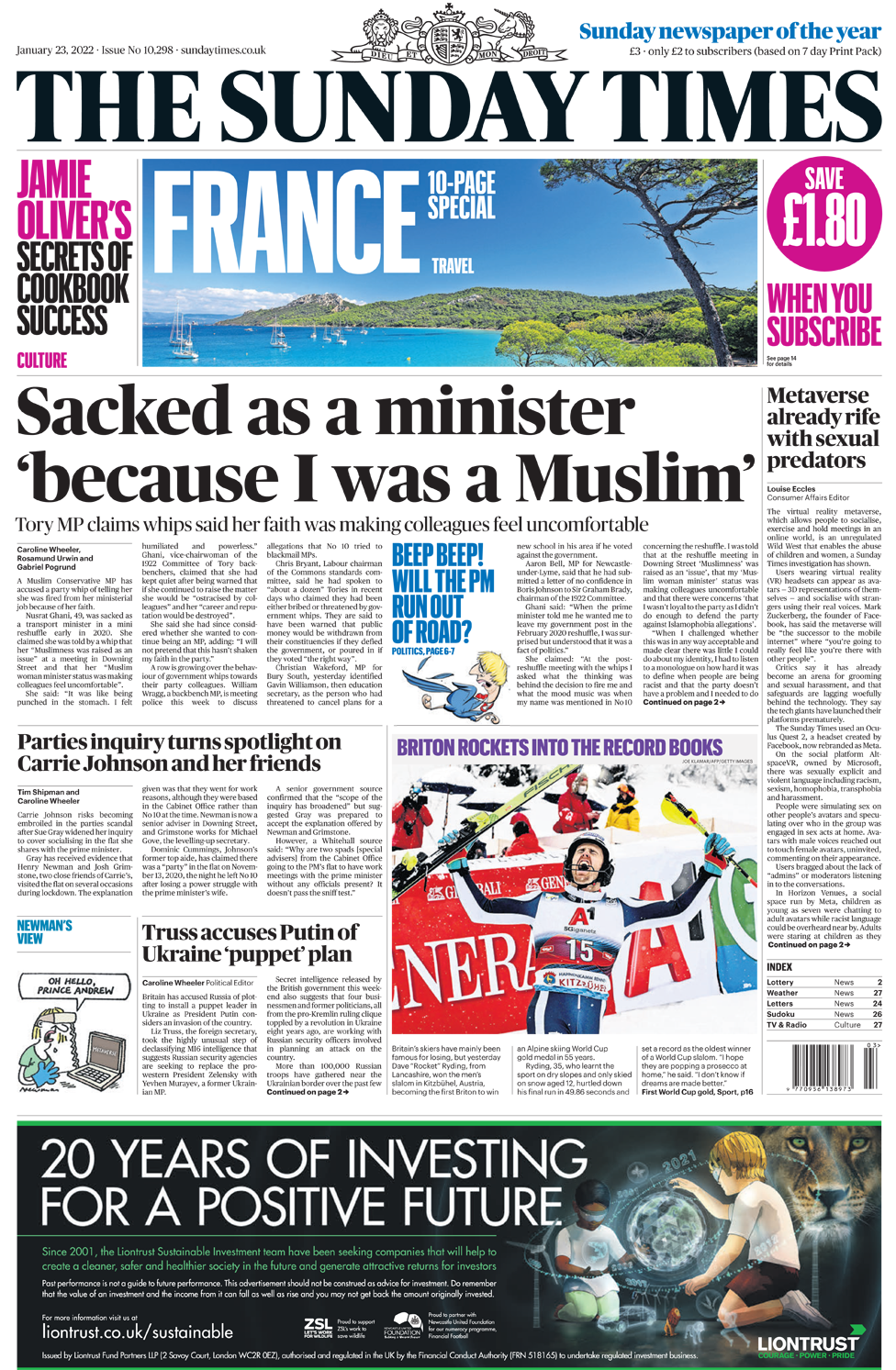 Newspaper headlines: Partygate probe and Whitehall return to office row ...