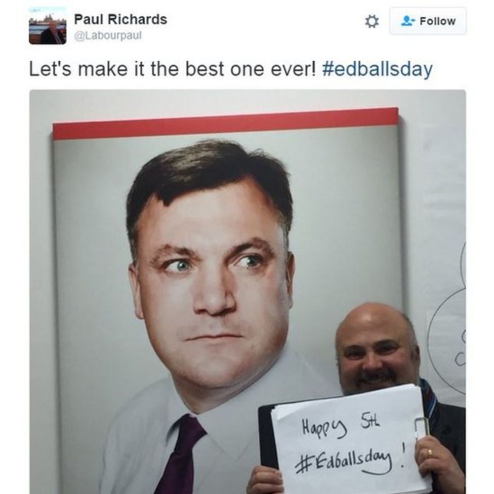 Happy Ed Balls day, from Ed Balls - BBC News